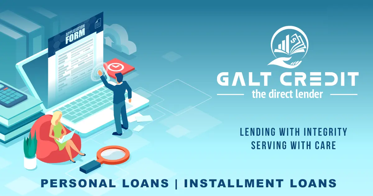 Direct Lender Personal Loans | Quick Approval by Galt Credit